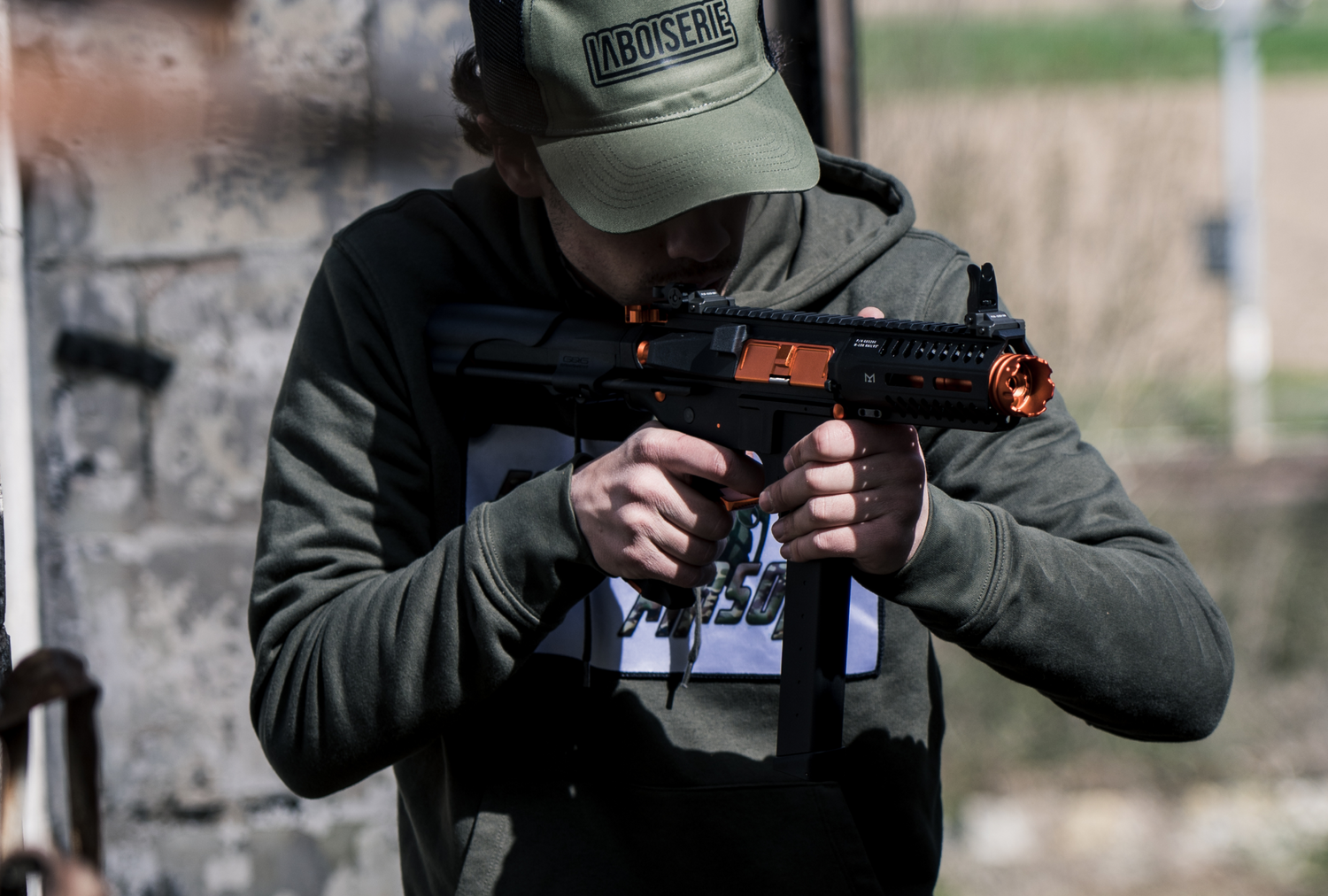 GBB Saigo Mk4 TYPE Glock23 Gaz Noir - EssencialAirsoft